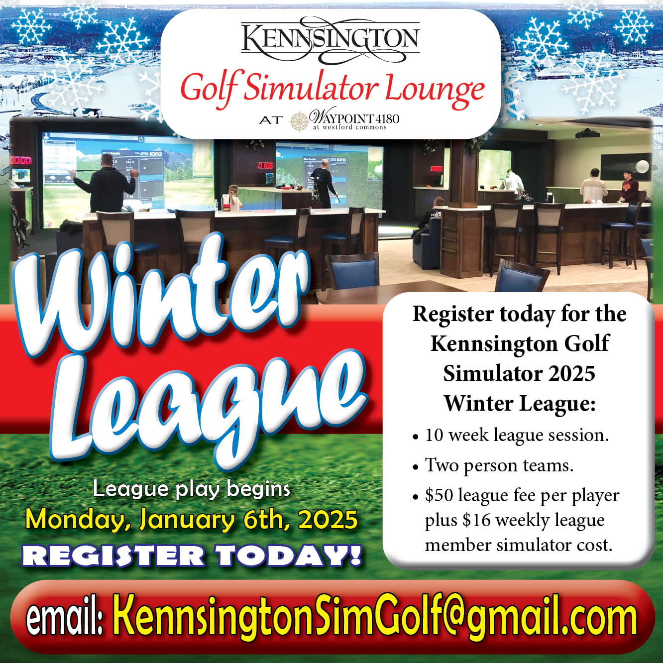Winter Simulator League 2025 - Kennsington Golf Club
